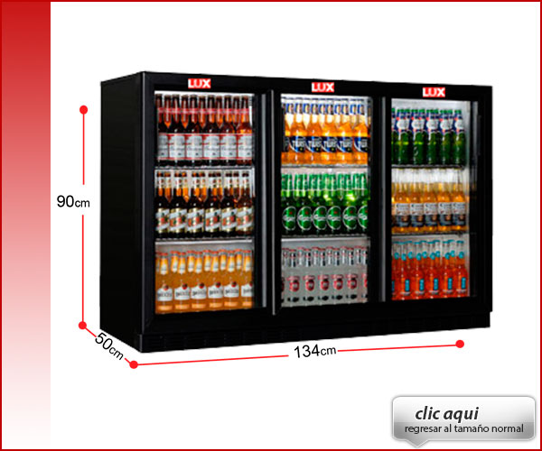 Botelleros refrigerados de la marca lux refrigeracion
